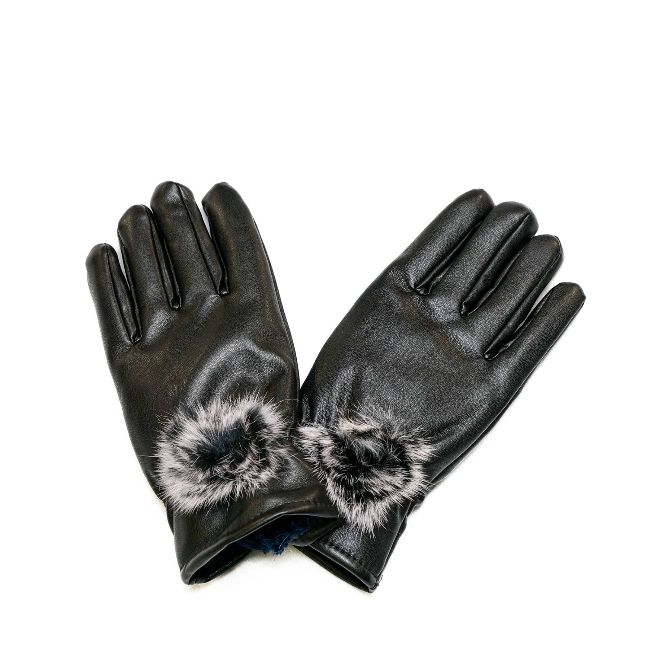 Black Leather-Look Faux Fur – Chase Department Stores Ltd